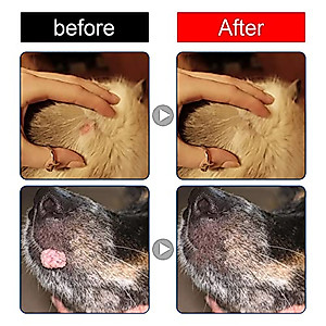 VEZE Dog Skin Tag Remover, Pet Skin Tags Remover, Dog Wart Removal, Painless - No Irritation, Easily Eliminates Dog Warts - Skin Tags Removal.