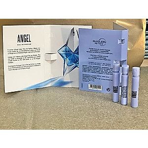 3 Thierry Mugler Angel EDP 1.2 Ml/0.04 Oz Each Spray Sample Perfume Travel Vial Lot