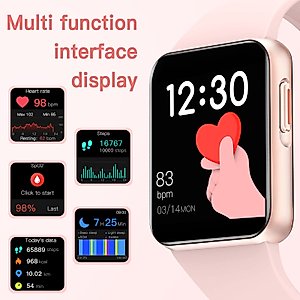 ZOSKVEE Smart Watch, Smartwatch for Android & iOS with Heart Rate, Blood Oxygen Monitor & Sleep Tracker, 1.4" Dynamic Watch Face 5ATM Waterproof, Fitness Tracker 30 Days Standby for Men, Women
