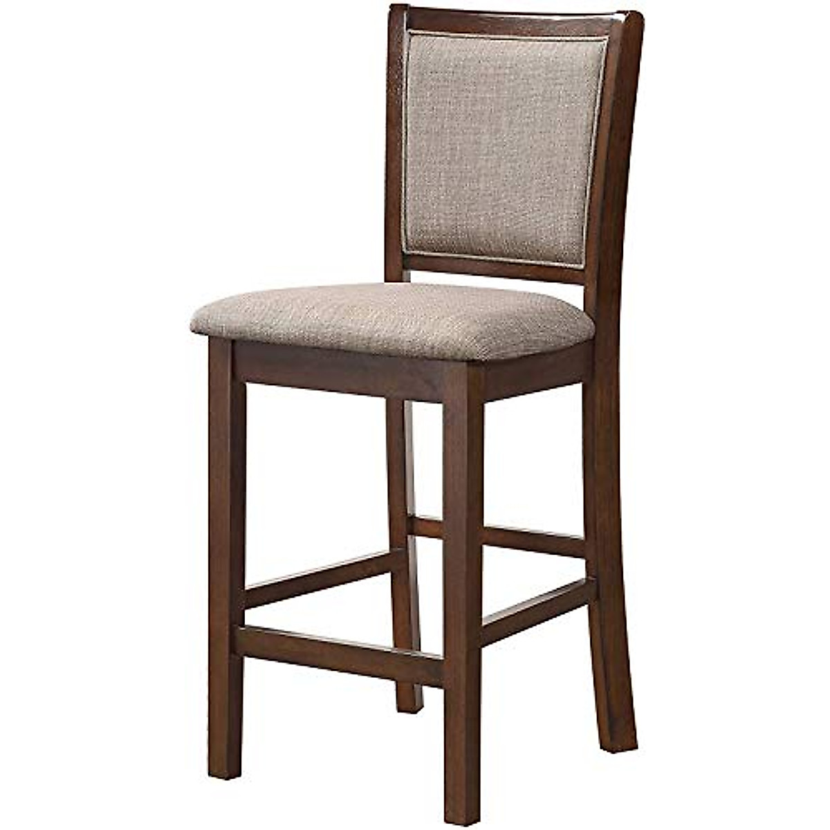 New Classic Furniture Amy 5-Piece Counter Dining Table Set, Cherry