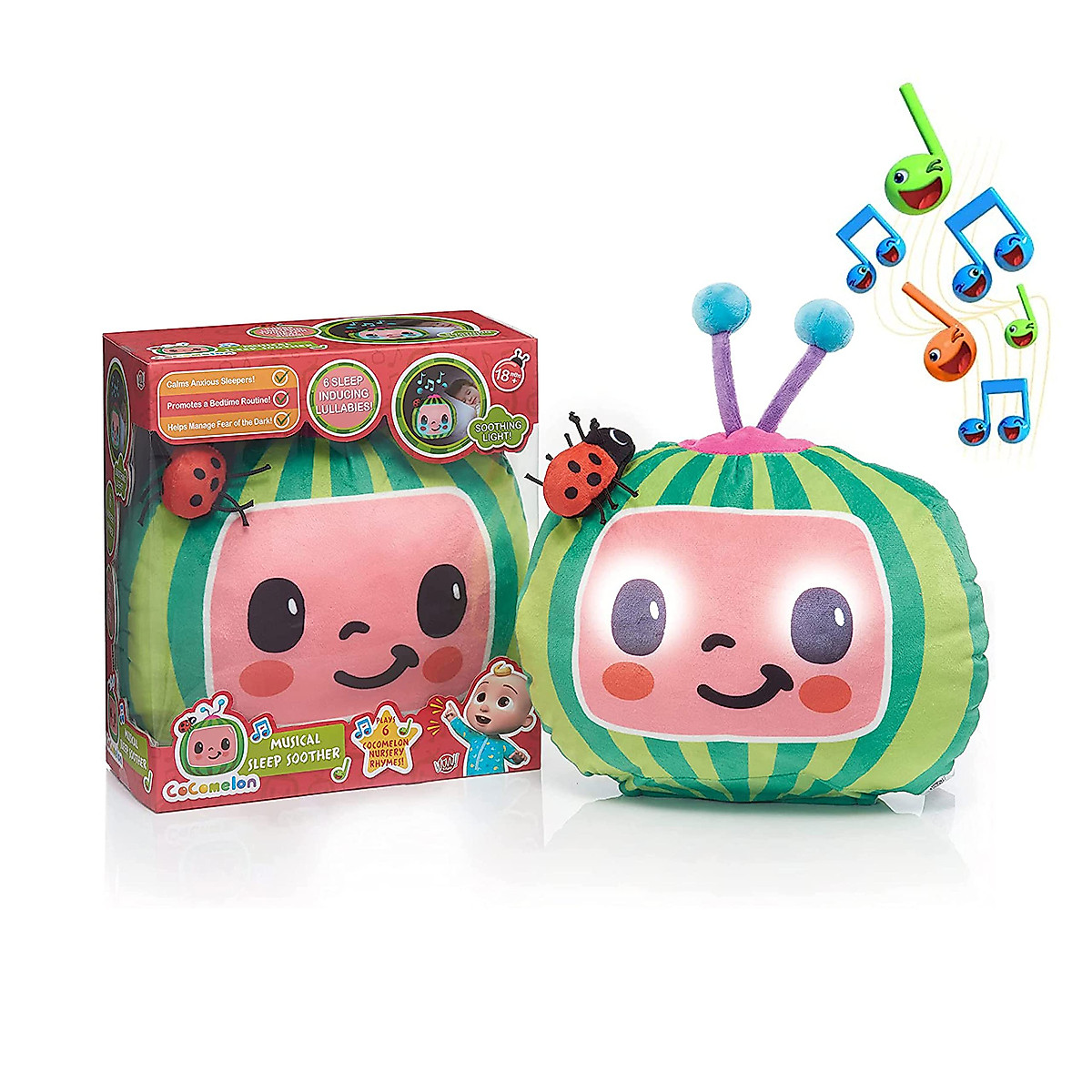 Wow! Stuff CoComelon Toys Bundle - Musical Sleep Soother & Musical Toothbrush Holder | Pre-School Learning Toy | for Toddlers, Girls and Boys | Ages 2+