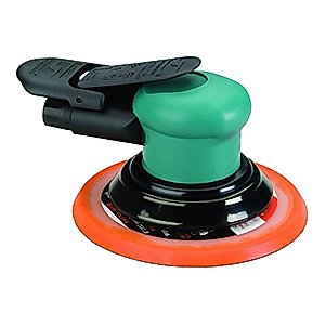 Dynabrade (59040) Dynorbital-Spirit 6" (152 mm) Diameter Random Orbital Sander, Non-Vacuum | Proportionate 3/32" (2.5 mm) Diameter Orbit | 12000 RPM Pneumatic Motor