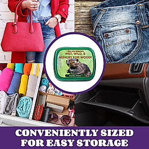 Funny Statement Mints - Breath Fresheners for Adults - Mens Gag Gifts, Stocking Stuffers, Candy Basket Fillers - Sugar-Free - Pocket-Size Metal Tins (Beaver)