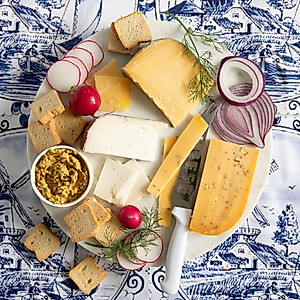 igourmet Dutch Classic Gourmet Gift Basket - Filled with Gouda, Dorothea and Leyden Cheeses, Dutch Mustard, Crackers, Tea, Chocolate, and Waffles