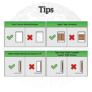 WickedGood Mounting Tape (3/4" x 120"), Double Sided Adhesive Tape, Heavy Duty Indoor & Outdoor Tape, Waterproof (Clear)