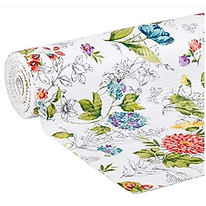 PioneerWoman Blooming Bouquet Non-Adhesive Shelf Liner - 20" x 6'