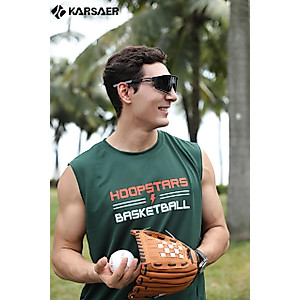 Karsaer Visison Polarized Cycling Riding Glasses Sports Sunglasses Men Women for Moutain Baseball MTB Bicycle