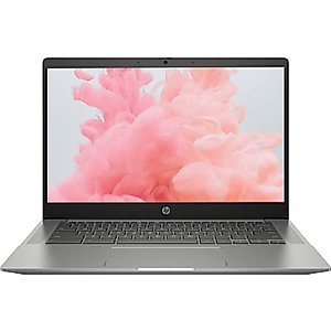 2022 HP Flagship Chromebook, 14" IPS Full HD(1920x1080) Screen with Anti-Glare, AMD Dual-Core Processor Up to 3.5 GHz, 4GB DDR4 Ram, 128GB SSD, Webcam, Chrome OS, Ash Gray (Renewed)