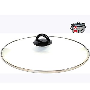 7 QT Slow Cooker Oval Glass Lid