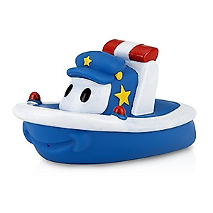Nuby 2-Pack Tub Tugs Floating Boat Bath Toys, Colors May Vary, (Pack of 2)