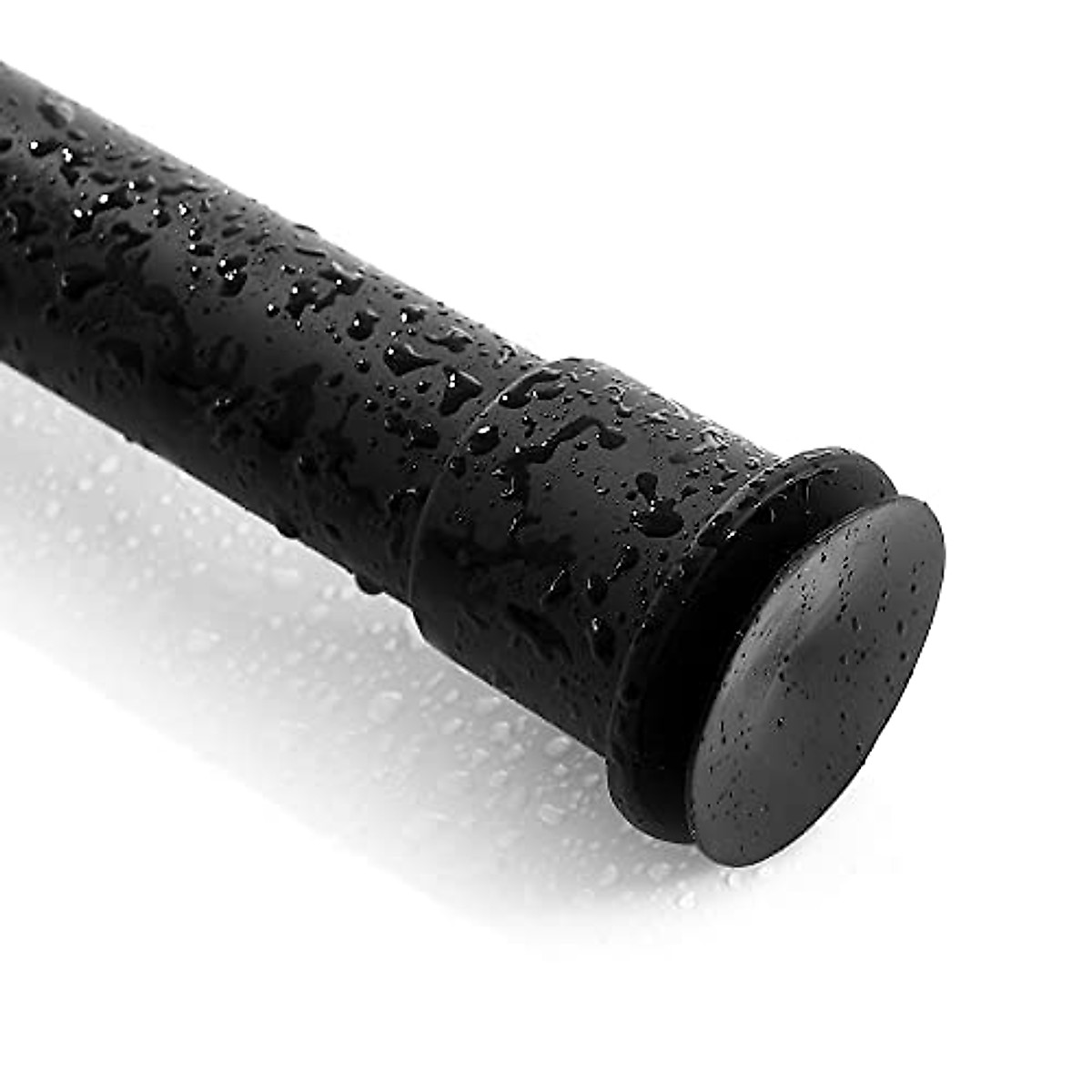 RYB HOME Room Divider Tension Curtain Rod Extra Long, 1" Diameter 80-120" Rustproof Adjustable Length for Indoor Outdoor Use, Seprator Patio Gazebo, 80-120", Matt Black