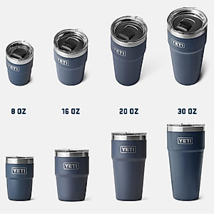 YETI Rambler 30 oz Stackable Tumbler, Stainless Steel, Vacuum Insulated with MagSlider Lid, Big Sky Blue