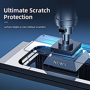 NEW'C 3 Pack Designed for Huawei P40 Lite 5G, [Not for Huawei P40 Lite 4G] Anti-Scratch Screen Protector Tempered Glass, Case Friendly Anti Scratch Bubble Free Ultra Resistant