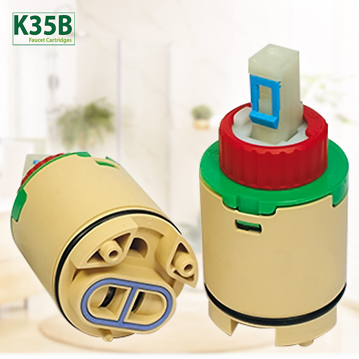 Hain-Yo/Sayco HK-40 Single Lever Faucet Cartridge Tub Shower Style Original - Bathroom Sink Faucets & Parts, for Home Shower Handle Repair and Improvement, Commonly Used in Uberhaus Faucets