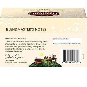 Celestial Seasonings Herbal Tea, Sleepytime Vanilla , 20 Count