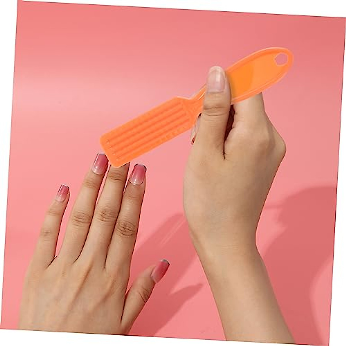 FRCOLOR 4pcs portable brush nails brush Essential nail tool nail cleaner brush nail cleaning kit pinceles para uñas acrilicas Hand Nail Clean long handle nail brush major
