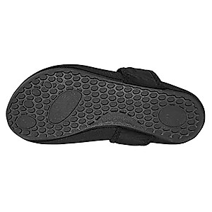 Nufoot Futsole Sport Soft-Sided Shoes for Indoors/Outdoors, Foldable & Flexible Footwear for Sport, Exercise, Yoga or Travel, Dance Shoes, Black, Medium