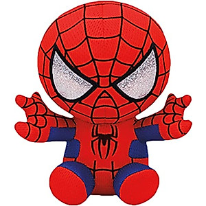 Ty Spiderman Plush, Red/blue, Regular