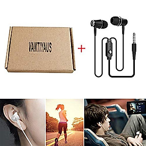 VANTIYAUS Kindle Fire Earbuds,Earphone for Kindle eReaders, Fire HD 8 HD 10(Made Before 2019) Xperia XZ Premium/Xperia XZs/ L1 in Ear Headset Smart Android Cell Phones Wired Earbuds