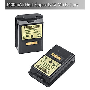 2-Pack Xbox 360 Controller Rechargeable Battery (3600mAh) with Dual Charging Dock Charger Station Stand Base, fit for Xbox 360 Wireless Controller