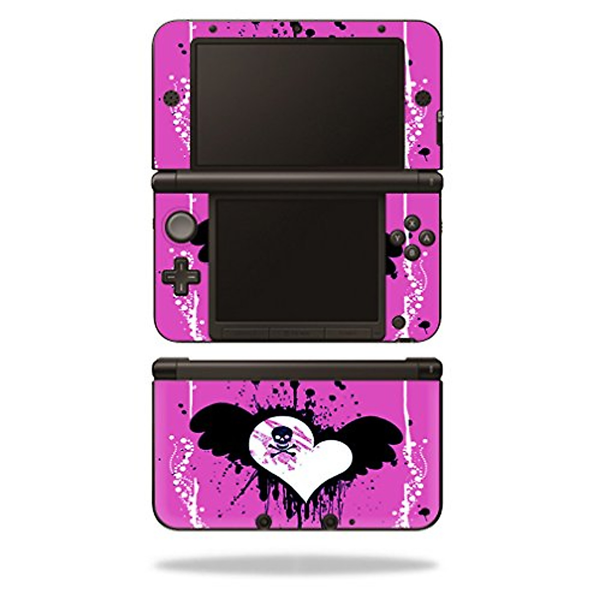 MightySkins Skin Compatible with Nintendo 3DS XL Original (2012-2014 Models) Sticker Wrap Skins Poison Heart