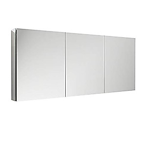 Fresca 60" Wide x 36" Tall Bathroom Medicine Cabinet w/Mirrors