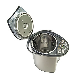 Zojirushi CD-WHC40XH Micom Water Boiler & Warmer, 135 oz, Stainless Gray