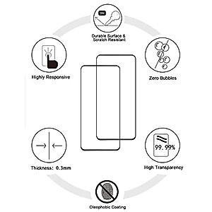 Compatible with Honor X9 Case Kickstand with Tempered Glass Screen Protector [2 Pieces], Hybrid Heavy Duty Armor Dual Layer Anti-Scratch Phone Case Cover, Blue