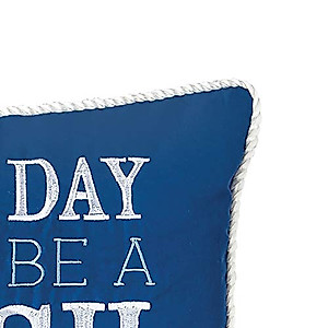 C&F Home Fenwick Isle Green Embroidered Throw Pillow 12 x 16 Fenwick Isle