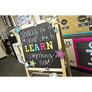 Teacher Created Resources (3554) Chalkboard Brights Stars Mini Accents