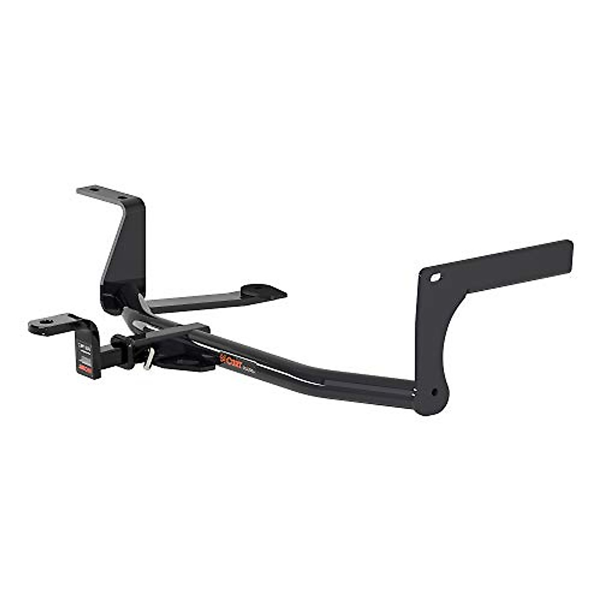 CURT 114743 Class 1 Trailer Hitch with Ball Mount, 1-1/4-In Receiver, Fits Select Volkswagen Golf, Jetta