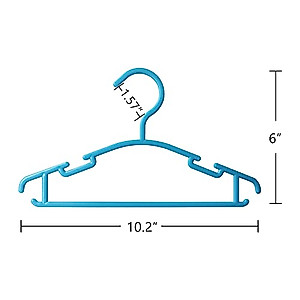 Baby Hangers 120 Pack Clothes Hangers Colorful Plastic Hangers Small Coat Hangers for Kids,Infant,Nursery,Toddler