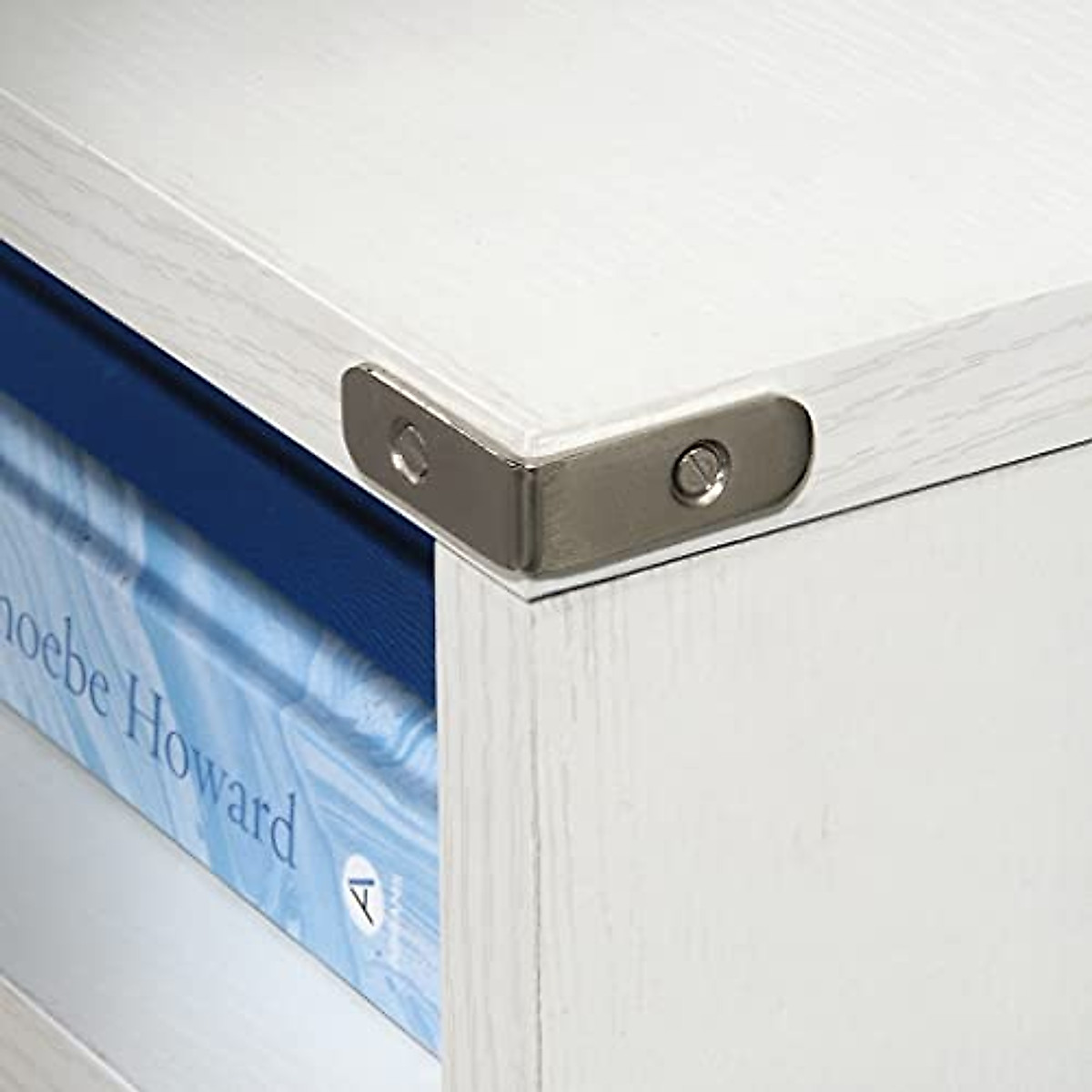 Sauder Vista Key Desk, L: 47.64" x W: 23.62" x H: 30.16", Pearl Oak Finish