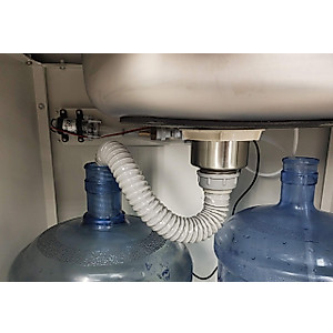 Steel Cabinet Portable Sink Self Contained Hand Wash Station Mobile Sink Water Fountain Water Supply 110V/12V Powered Built-in Pump Water Jugs NOT Included 24 X 18 X 30" Cabinet Size 10094-NPF