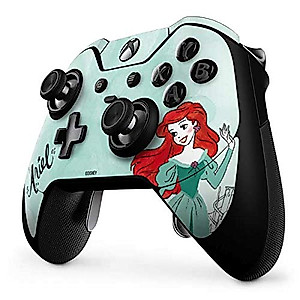 Skinit Decal Gaming skin compatible with Xbox One Elite Controller - Officially Licensed Disney Princess Ariel Design