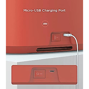 TOWNEW T Air X Orange Self Sealing Trash Can, 3.5 Gallon Automatic Garbage Can with Motion Sensor and Handle, Smart Trash Bin for Living Room Bedroom Kitchen Restroom, Orange