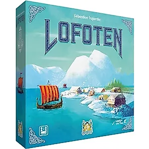 Pearl Games Lofoten Board Game | Viking Themed Strategy Game | Hand Management Game | Competitive Two Player Game for Kids and Adults | Ages 12+ | 2 Players | Average Playtime 40 Minutes