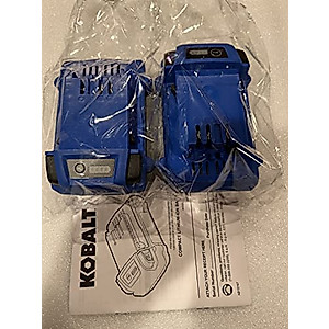 2PC New Kobalt 24-Volt 24V 2.0-Amp Hours Lithium Power Tool Battery # 0673802 .#GG4346 43ETR98-Y57448