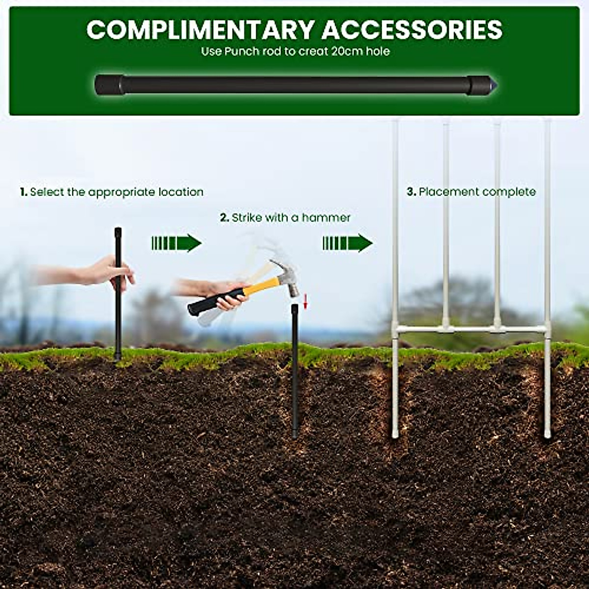 Olle Garden Arbor 95" High 59" Wide Easy to Assemble Wedding Arches for Ceremony Lightweight Garden Trellis Arch Garden Arch Trellis for Climbing Plants , Black