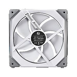 Lian Li UNI Fan SL140 Single Pack White Without Controller (Compatible with SL120 3 Pack or SL140 2 Pack only) (SL140-1 White Cooler)