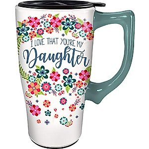 Spoontiques Daughter Ceramic Travel Mug