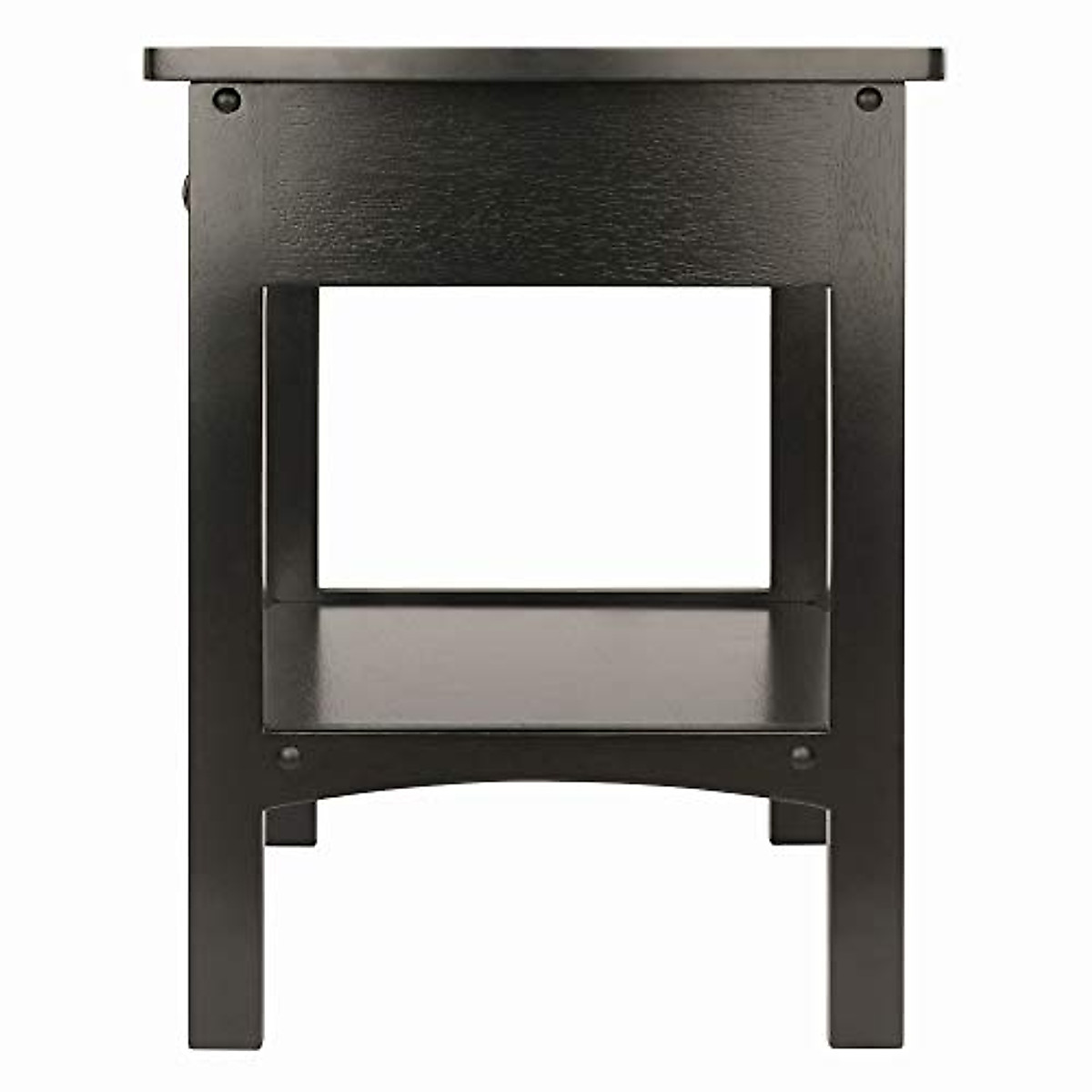 Winsome Wood Claire Accent Table, Black