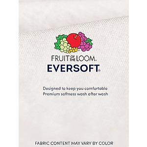 Fruit of the Loom Men's Eversoft Cotton Sleeveless T Shirts, Breathable & Moisture Wicking with Odor Control, Sizes S-4X, Muscle-2 Pack-White, 3X-Large