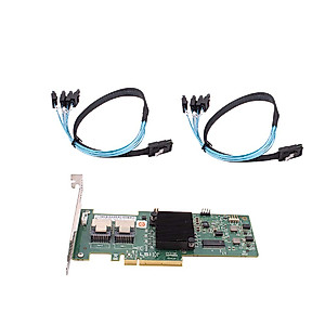 LSI 9240-8i 6Gbps SAS Raid Card, HBA FW:P20 9211-8i IT Mode for ZFS FreeNAS unRAID 2* SFF SATA RAID Controllers