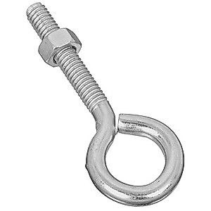 Stanley Hardware 221218 5/16" X 3" Zinc Plated Eye Bolt With Nut Assembled