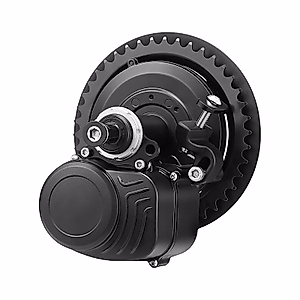 TSDZ2B 48V 500W Mid Drive Motor Ebike Concversion Kit Electric Bike Torque Sensor DIY Central Motor with VLCD5 for Bottom Bracket 68/73MM MTB City Road Bicycle