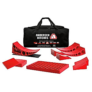 ANDERSEN HITCHES | RV and Trailer Accessories | Ultimate Trailer Gear Set | 13-Piece Convenient Travel Trailer Kit | Trailer Jack Block Bag | 3600