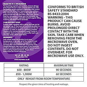 Warmies Plush Husky Microwavable Wheat Bag Scented with French Lavender, Hot or Cold Teddy for Relaxation and Warm Relief, Weighted Teddy Wheat Bag