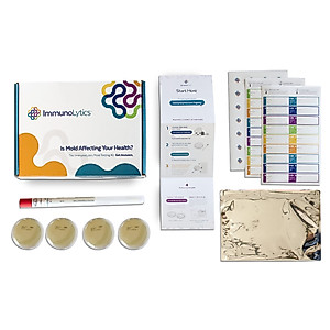 ImmunoLytics DIY Mold Test Kit for Home - Easy to Use Professional Mold Testing Kit - Individual Room Screening Package - 4 Plates and 1 Swab Kit