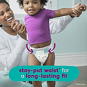 Pampers Cruisers Disposable Baby Diapers Size 6, 2 Month Supply (2 x 108 Count) with Sensitive Water Based Baby Wipes, 12X Pop-Top Packs (864 Count)